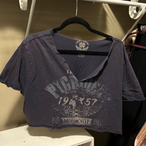 Lucky Brand | Tops | Lucky Brand Fattys Pig Riders 957 Tee | Poshmark